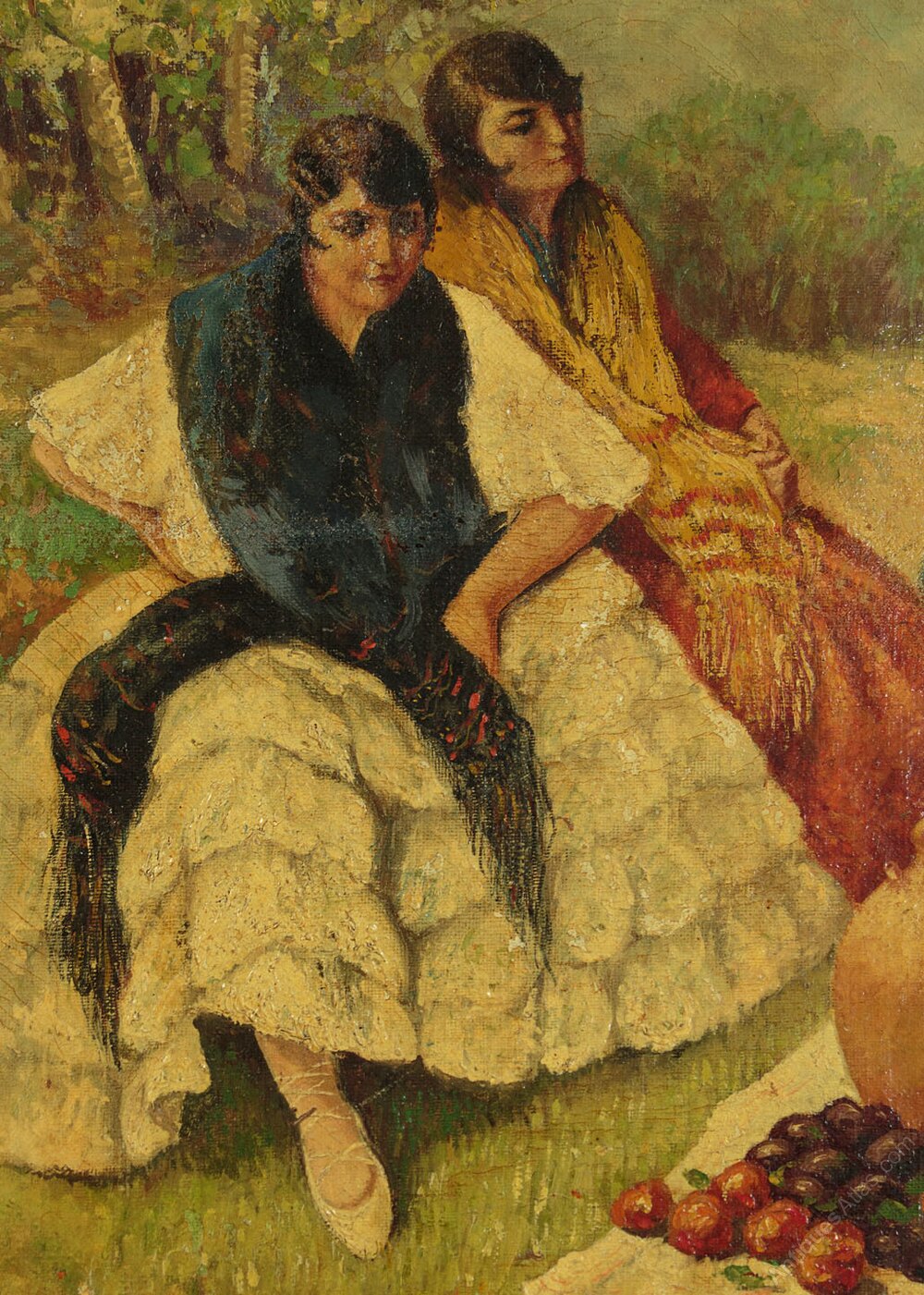 Antiques Atlas - Oil Painting Of Gypsy Women Dated 1941 ac049a11857