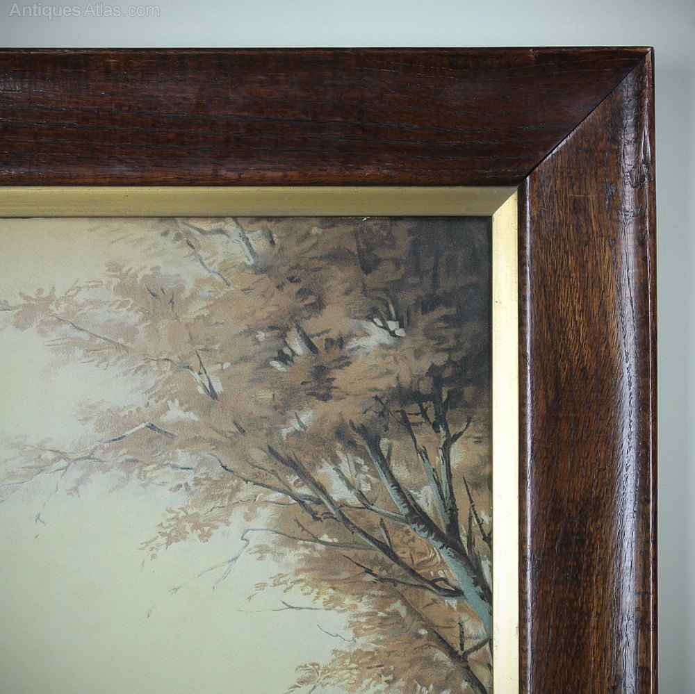 Antiques Atlas - Pair Of Large Stag Prints C.1910. ac049a2976 / 28247