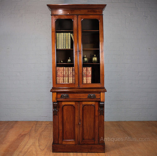 Small Late Victorian Bookcase. - Antiques Atlas