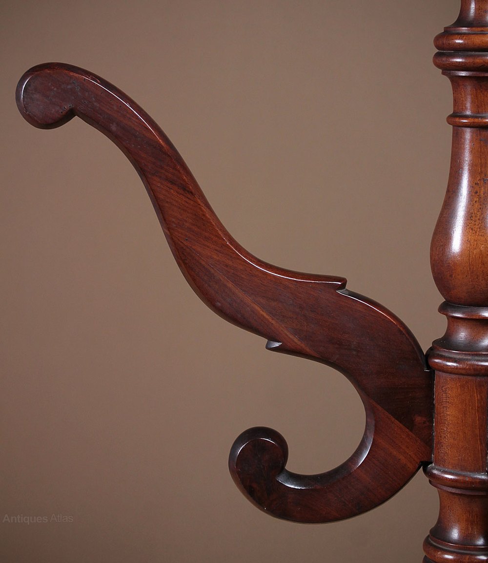 Tall Mahogany Hall Tree C.1870. - Antiques Atlas