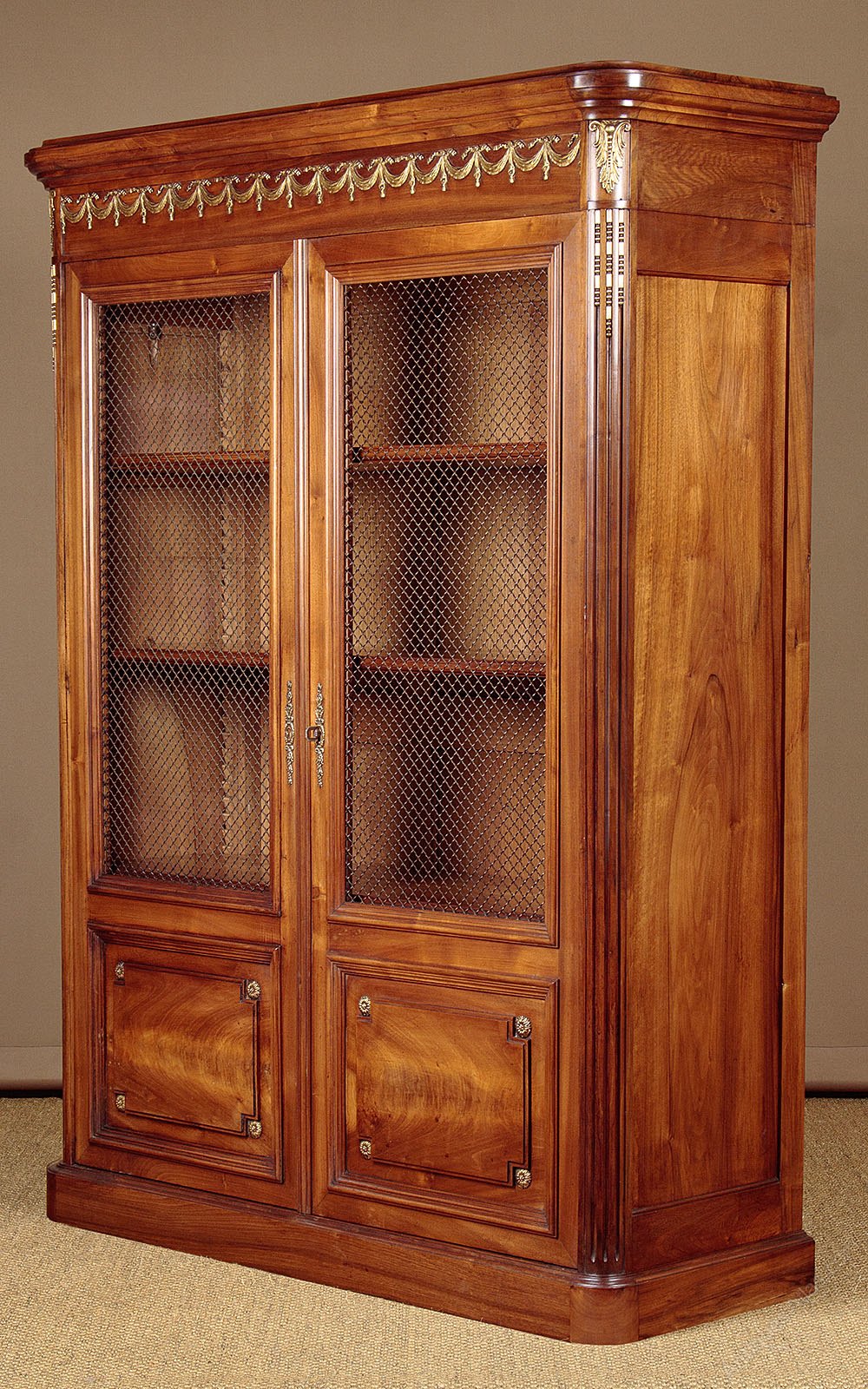 Walnut Bookcase C.1910 - Antiques Atlas