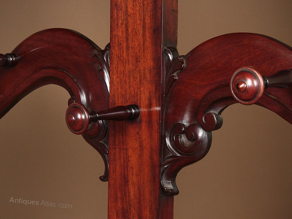 William IV Mahogany Hall Tree C.1835. - Antiques Atlas