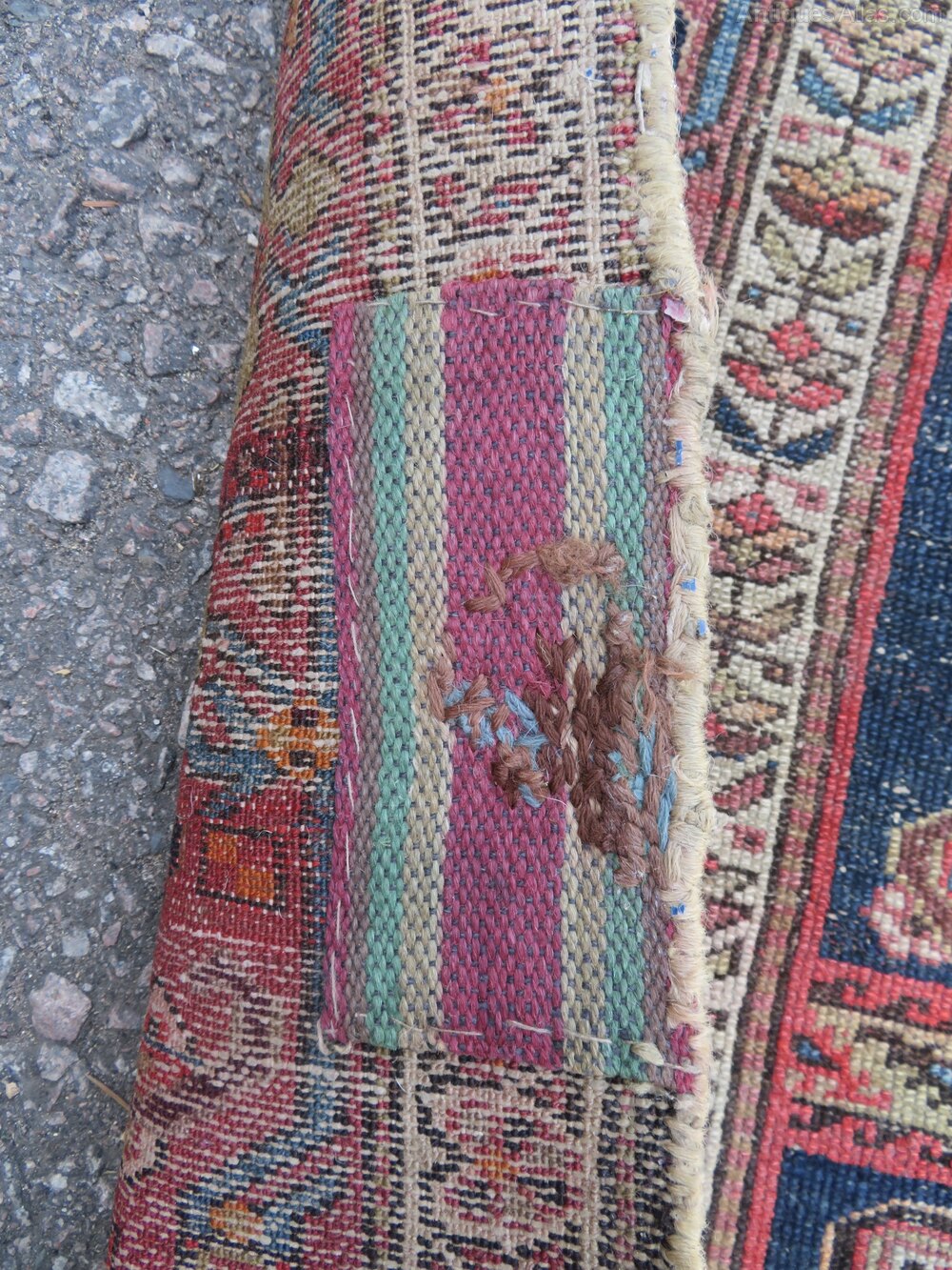 Antiques Atlas - Distressed Antique North West Persian Long Rug ...