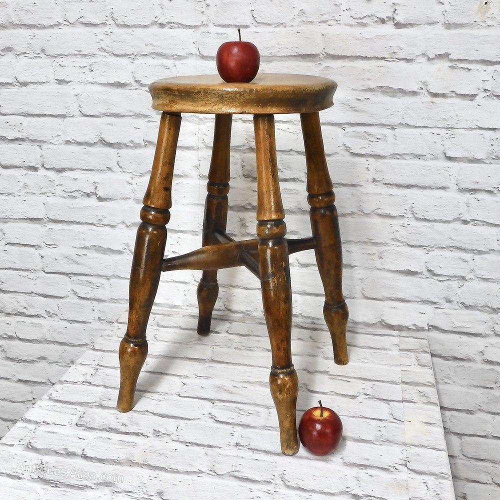 Victorian Tavern/Kitchen Stool - Antiques Atlas