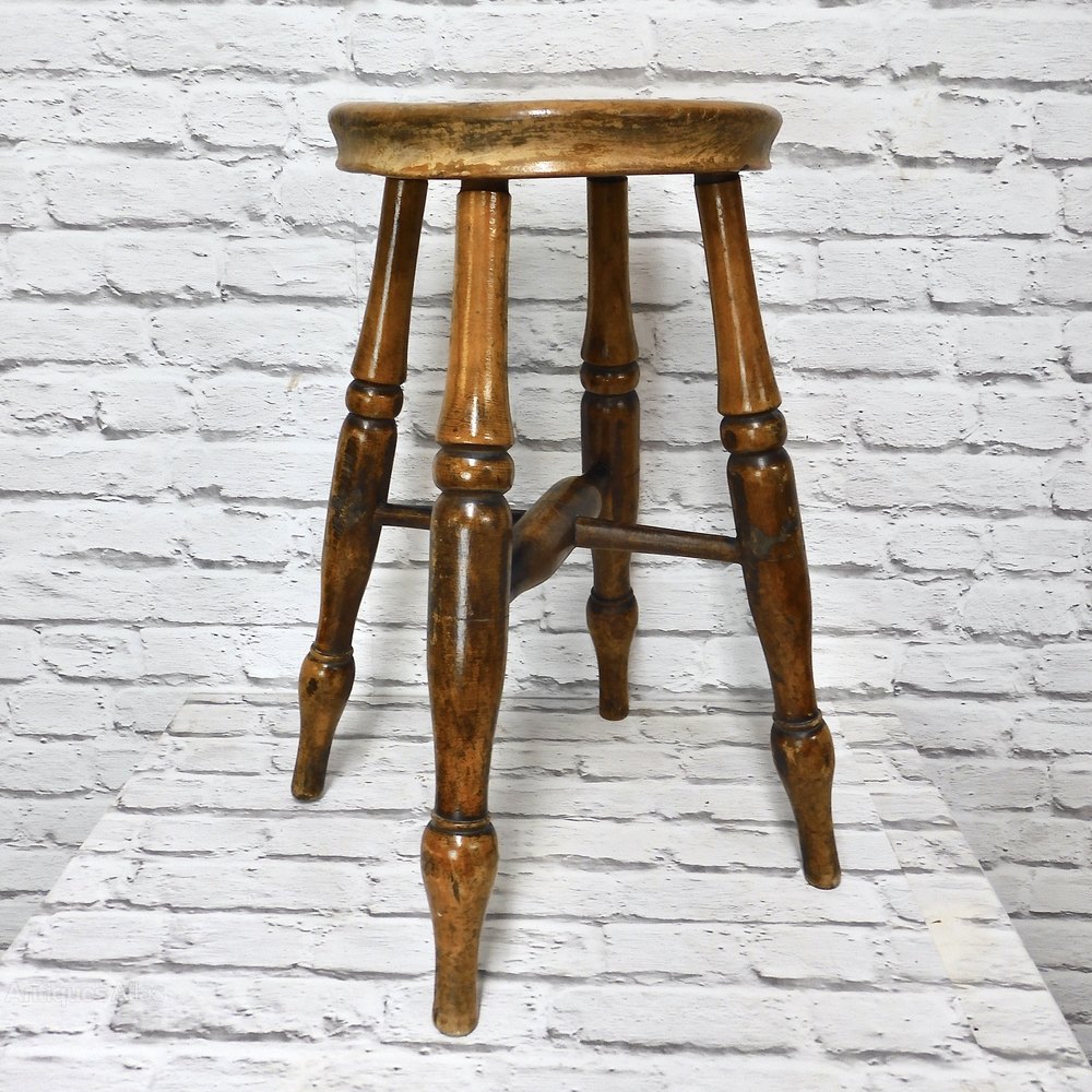Victorian Tavern/Kitchen Stool - Antiques Atlas