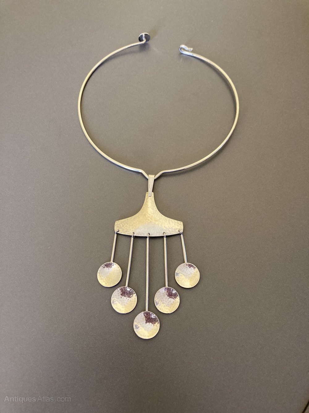 Antiques Atlas - Danish Silver Pendant On Torque.