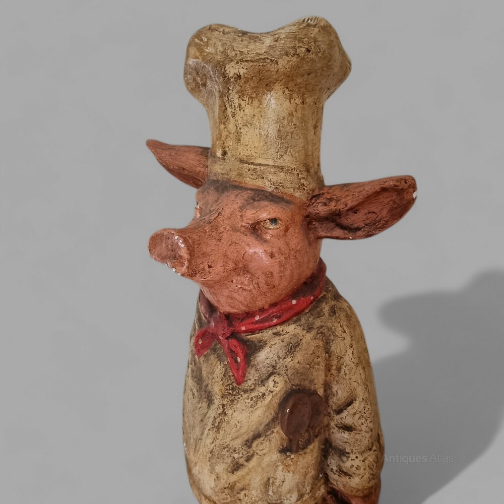 Antiques Atlas - Huge Size Vintage Butchers Pig as1064a407