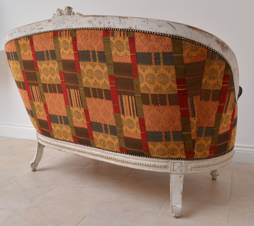 Scraped Back Sofa Circa 1830's New Upholstery - Antiques Atlas