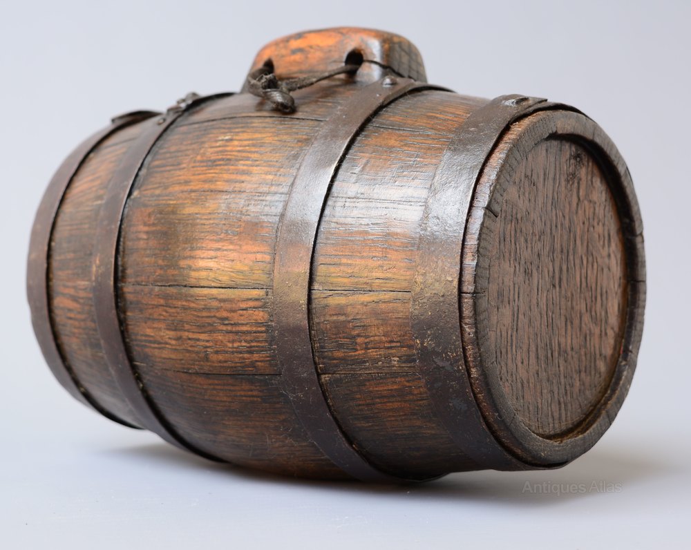 Antiques Atlas - Vintage Oak Barrel / Costrel / Harvest Barrel as1064a064