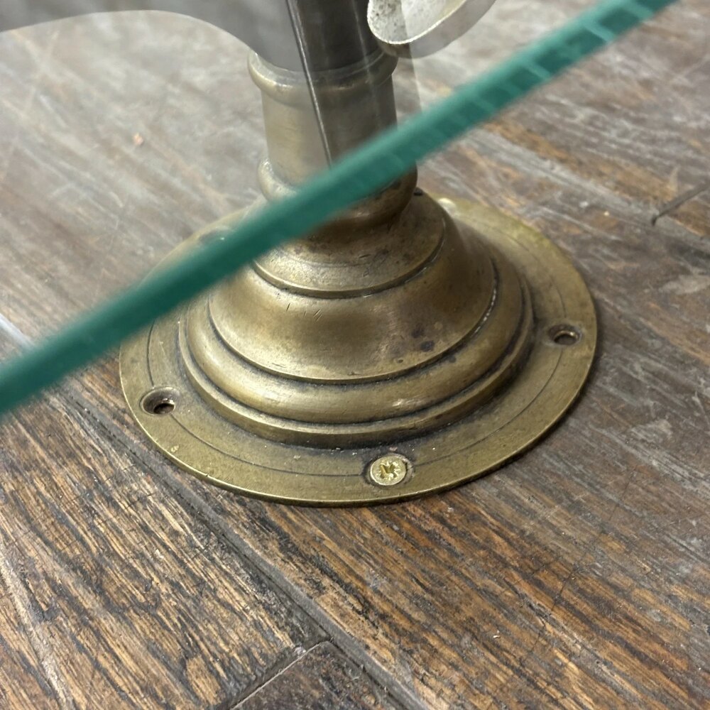Antique Brass & Glass Countertop Display Shelving as876a1334 - Antiques ...