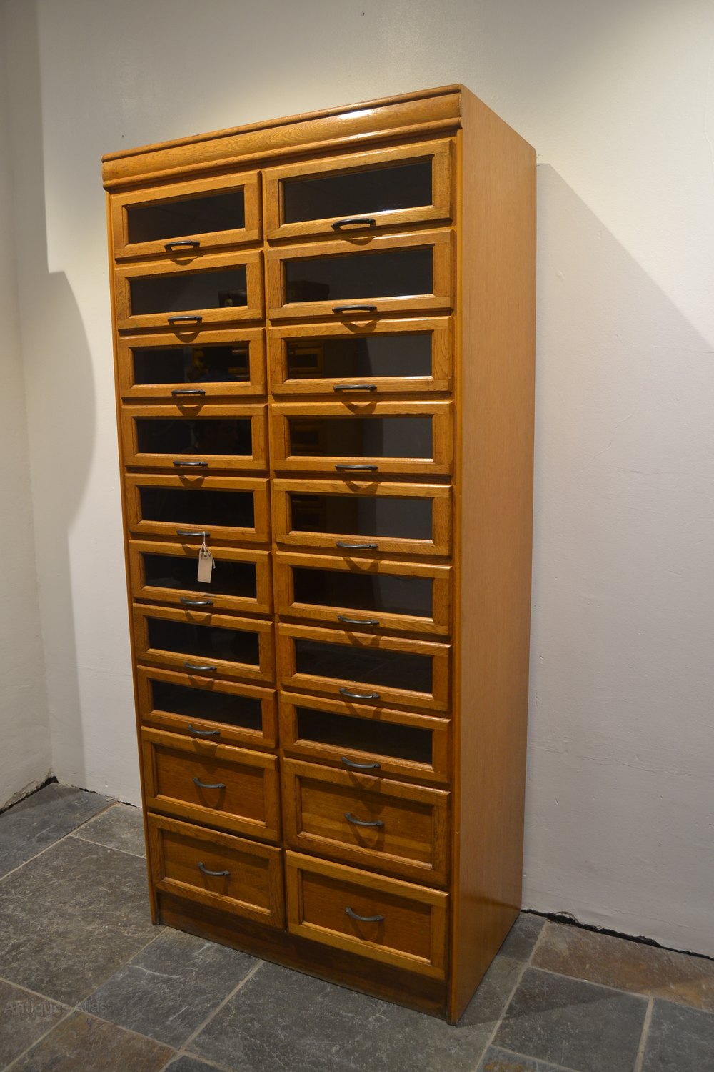 Antiques Atlas - Oak Haberdashery Cabinet