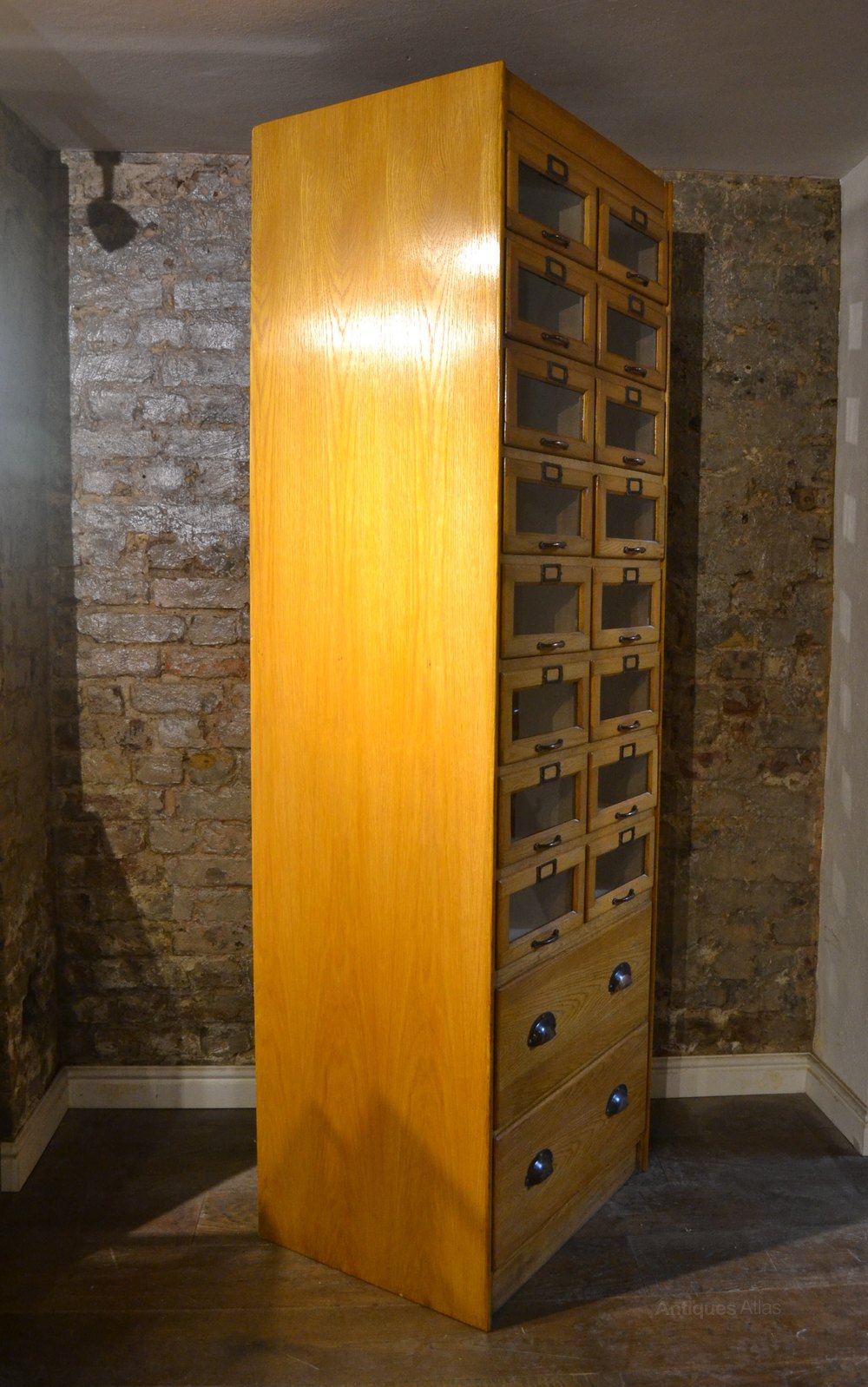 Oak Haberdashery Cabinet - Antiques Atlas