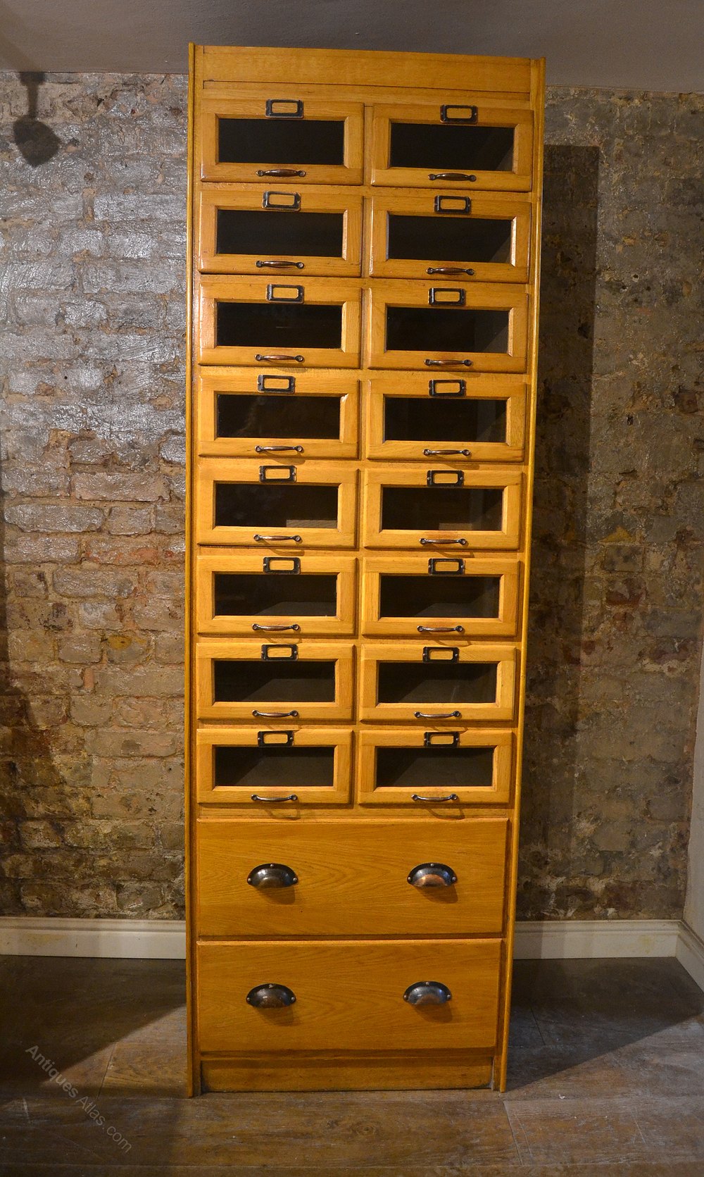 Oak Haberdashery Cabinet - Antiques Atlas