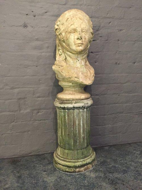 Antiques Atlas - Bust On Plinth