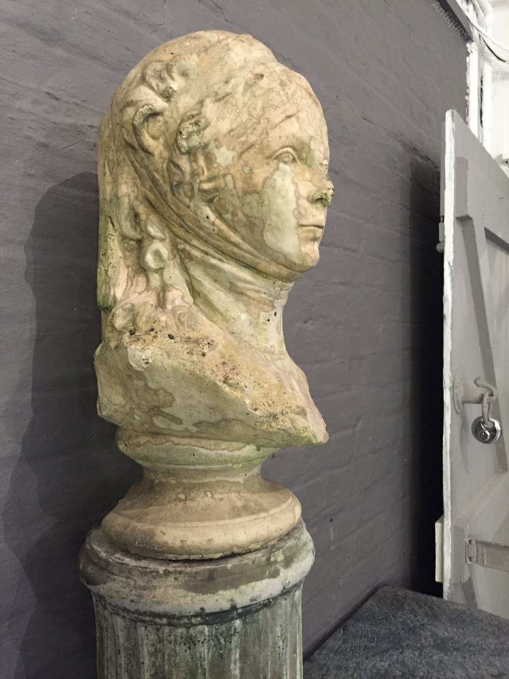 Antiques Atlas - Bust On Plinth