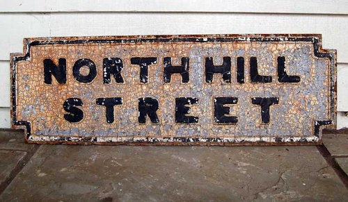Antiques Atlas - A 19thC Cast Iron Street Sign