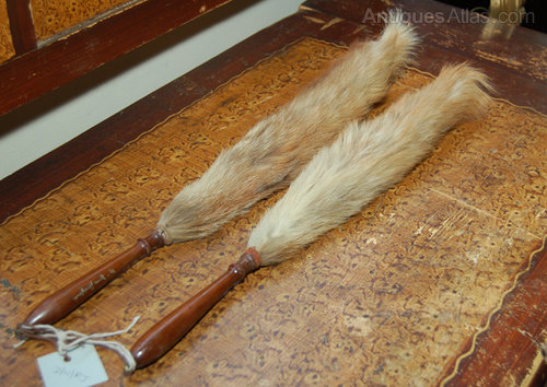 Antiques Atlas - Pair Fox Brushes