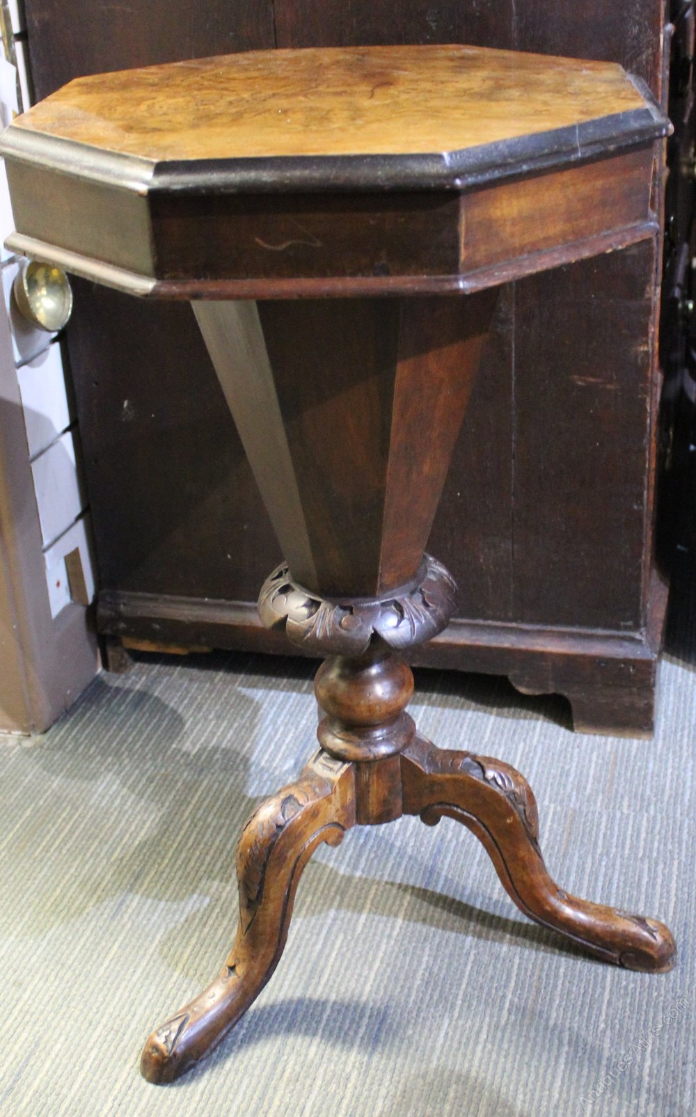 Victorian Octagonal Work Table - Antiques Atlas