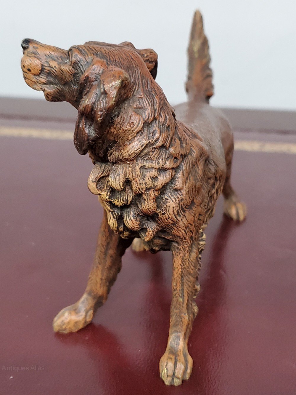 Antiques Atlas - Carl Kauba Austrian Bronze Setter Dog C1910