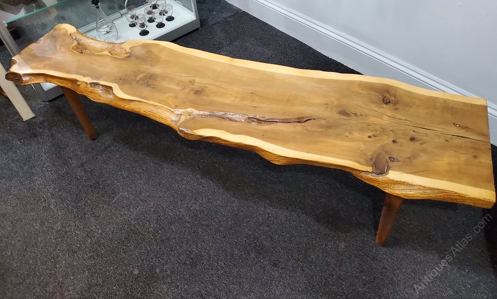Large Reynolds Of London Live Edge Yew Coffee Table as884a457 ...