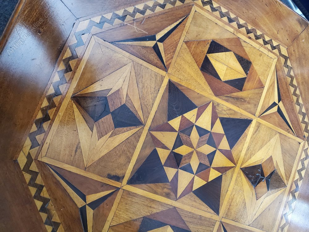 Victorian Parquetry Occasional Table C1880 - Antiques Atlas