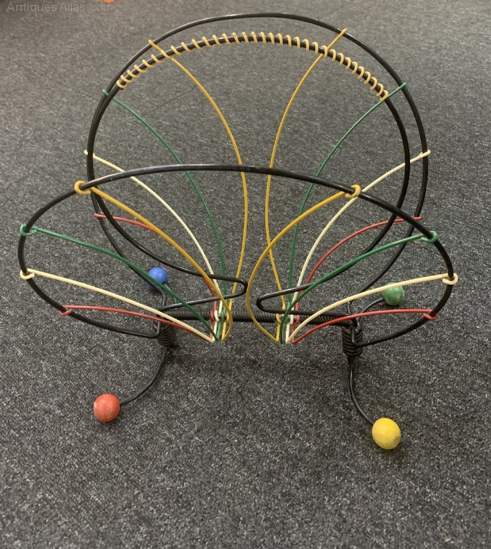 Antiques Atlas - Vintage Atomic / Sputnik Design Magazine Rack C1960