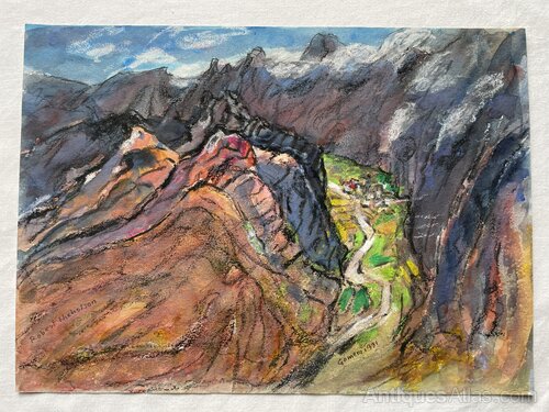 Antiques Atlas - Mixed Media - San Sebastian - R Nicholson - 1991 as422a203