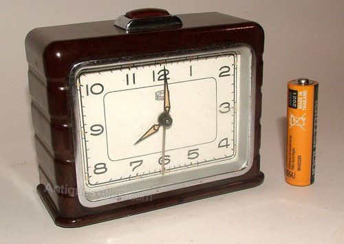 Antiques Atlas - Rare German Bakelite Miniture Alarm Clock