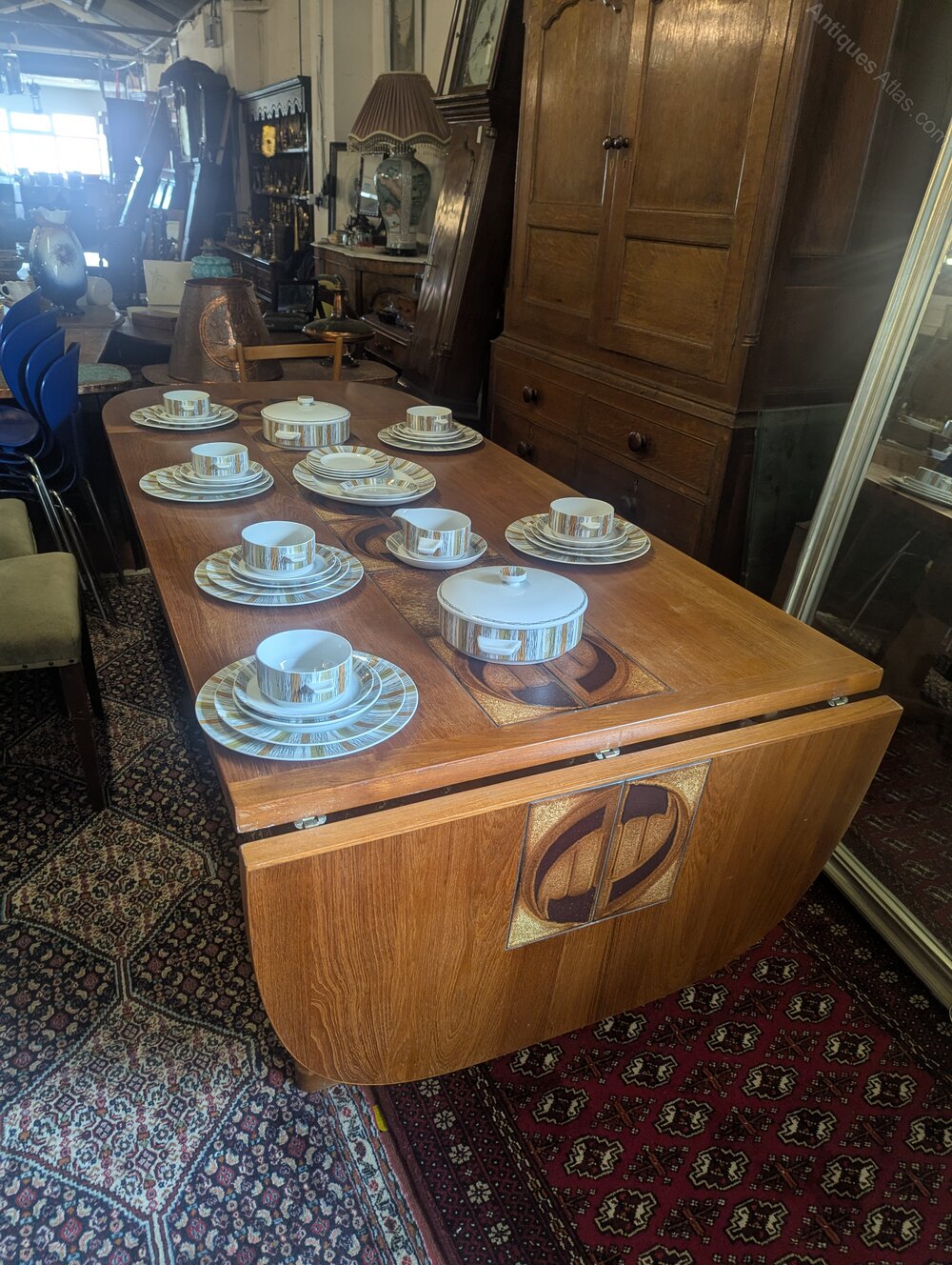 Danish Gangso Møbler Drop-Leaf Dining Table ac045a301 / Item 23 ...