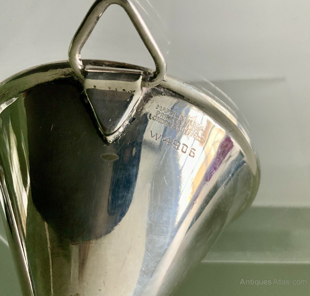 Antiques Atlas - Silver Plated Cocktail Funnel - Mappin & Webb