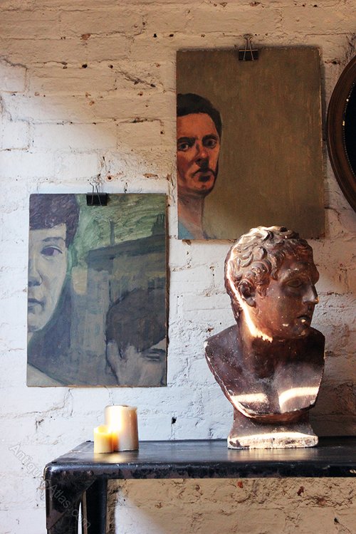 Antiques Atlas - Theodor Kern Oil On Board Portrait Of 2 Gents 1940