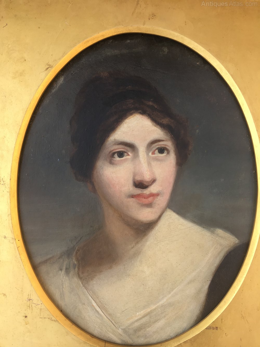 Antiques Atlas - Portraits Of Two Women