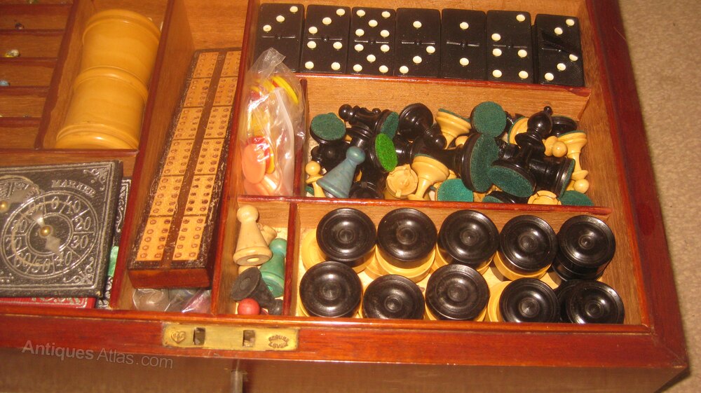 Antiques Atlas - Games Compendium Box By F. H. Ayres, Of London ...
