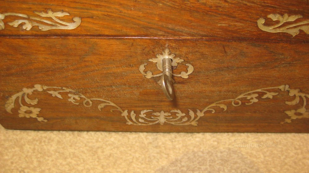 Antiques Atlas - Victorian Sarcophagus Shaped Rosewood Box