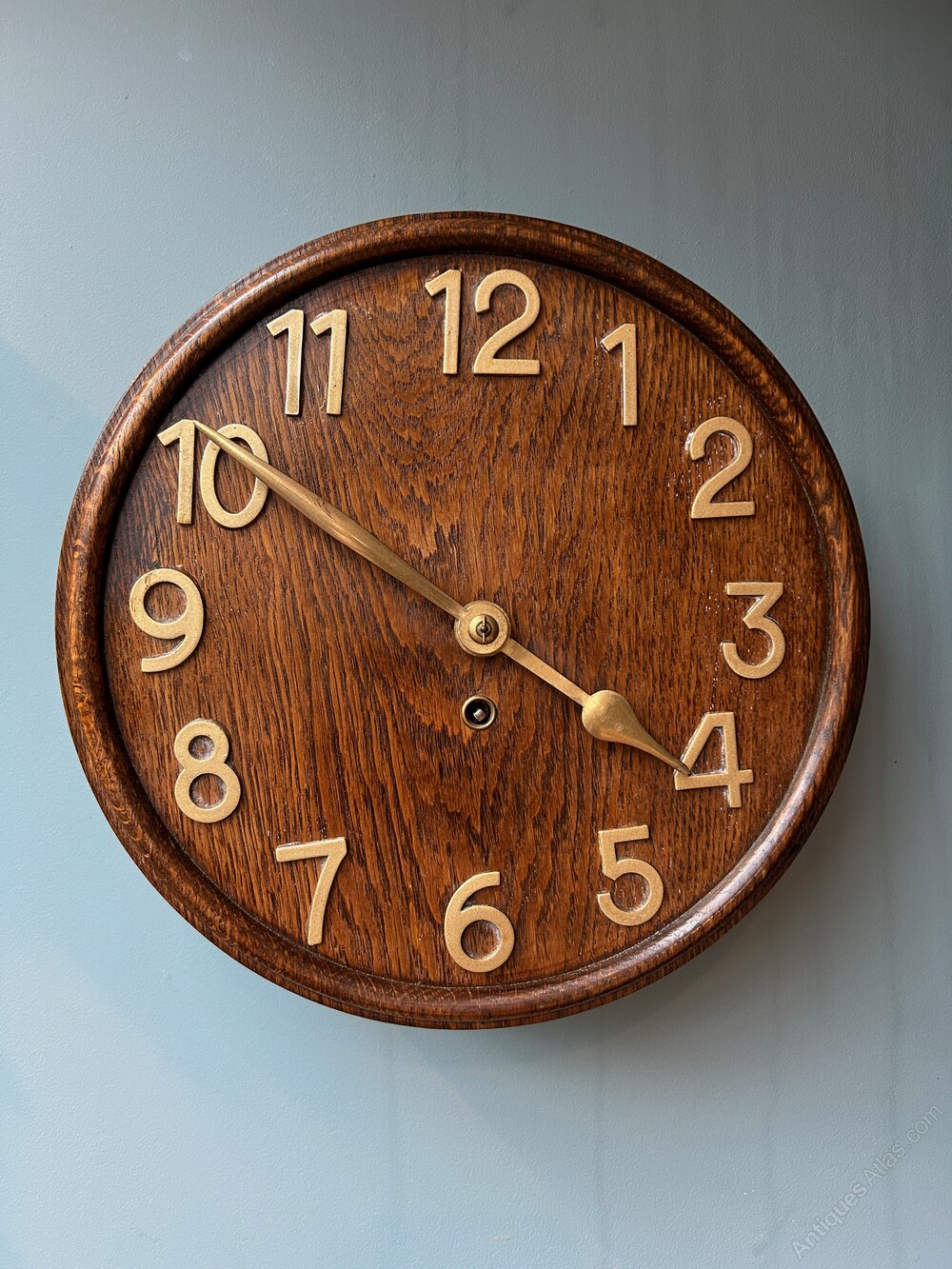 Antiques Atlas - Arts & Crafts HAC Oak Cased Dial Clock C1930 Rare ...