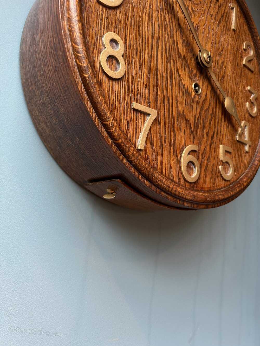 Antiques Atlas - Arts & Crafts HAC Oak Cased Dial Clock C1930 Rare ...