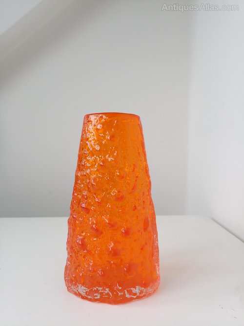 Antiques Atlas - Whitefriars Volcano Glass Vase By Geoffrey Baxter