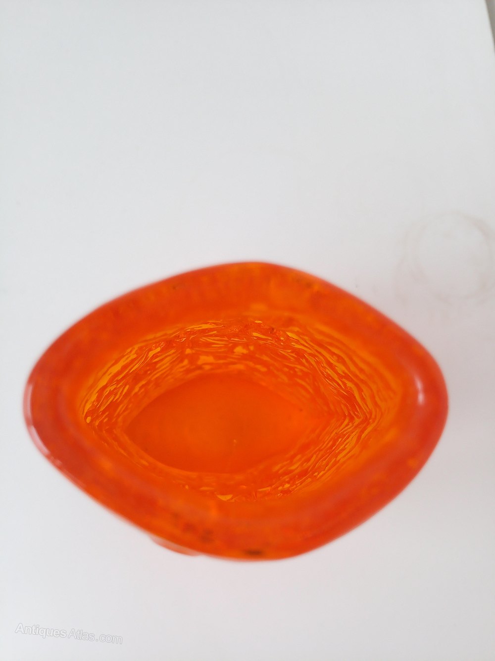 Antiques Atlas - Whitefriars Volcano Glass Vase By Geoffrey Baxter