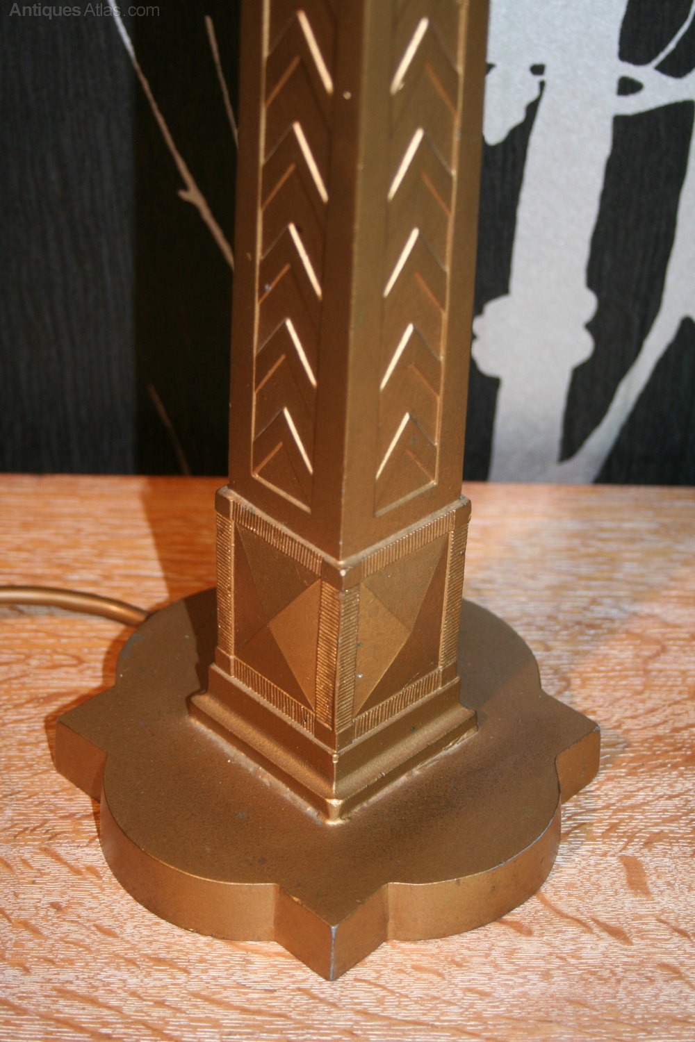 Antiques Atlas - 1924 Empire Exhibition Art Deco Table Lamp