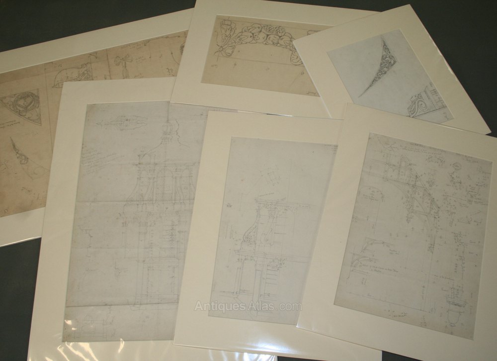 Antiques Atlas - Original Engineers Drawings-Lambeth Palace Library