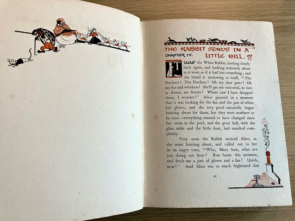 Antiques Atlas - 1928 Alice's Adventures Wonderland Gwynedd Hudson ...