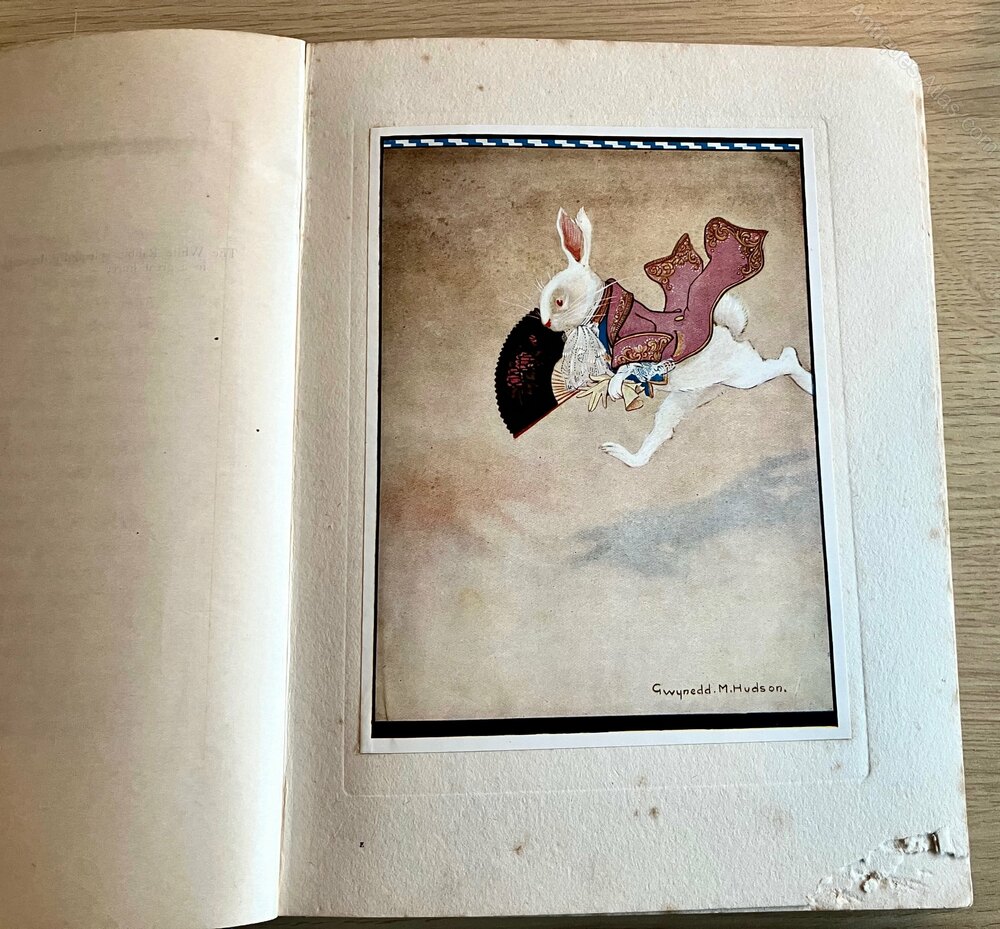 Antiques Atlas - 1928 Alice's Adventures Wonderland Gwynedd Hudson ...
