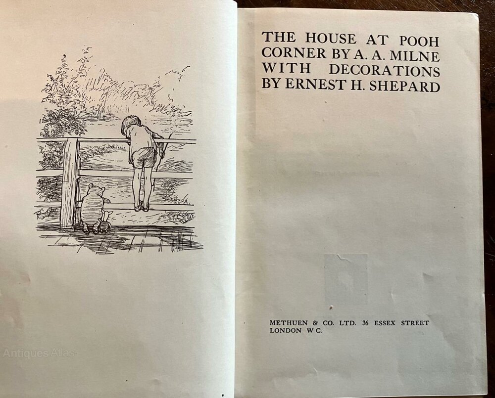 Antiques Atlas - 1928 The House At Pooh Corner 1st Ed. By A A Milne