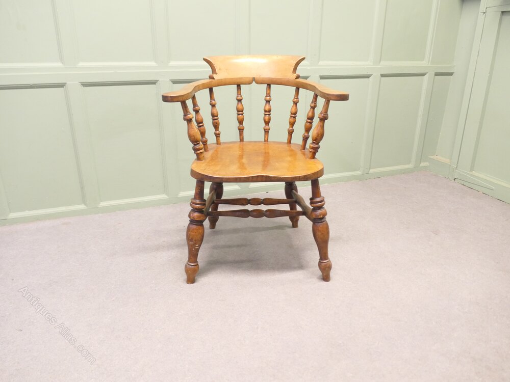 19th Century Beech And Elm Smokers Bow Office as284a12477 / DG57 ...