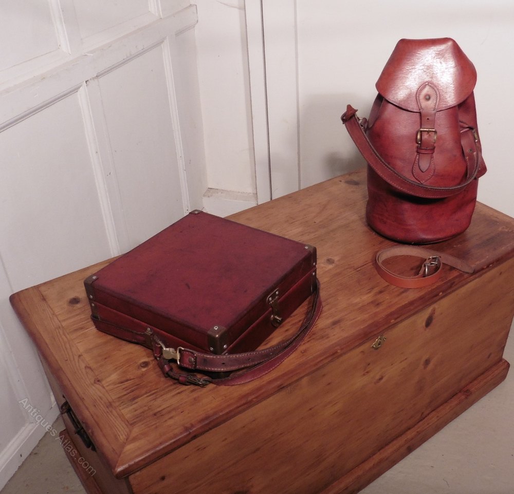 Antiques Atlas - 19th Century Leather Game Bag And Cartridge Case