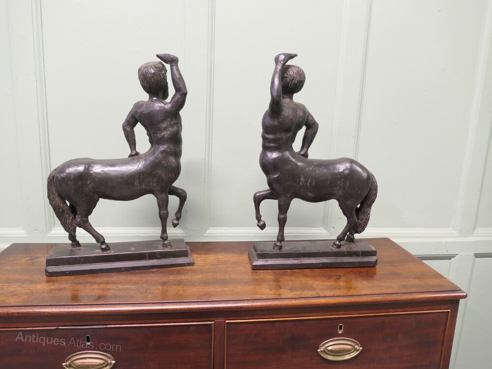 Antiques Atlas - A Pair Of 18th Century Carved Oak Centaurs as284a12459 ...