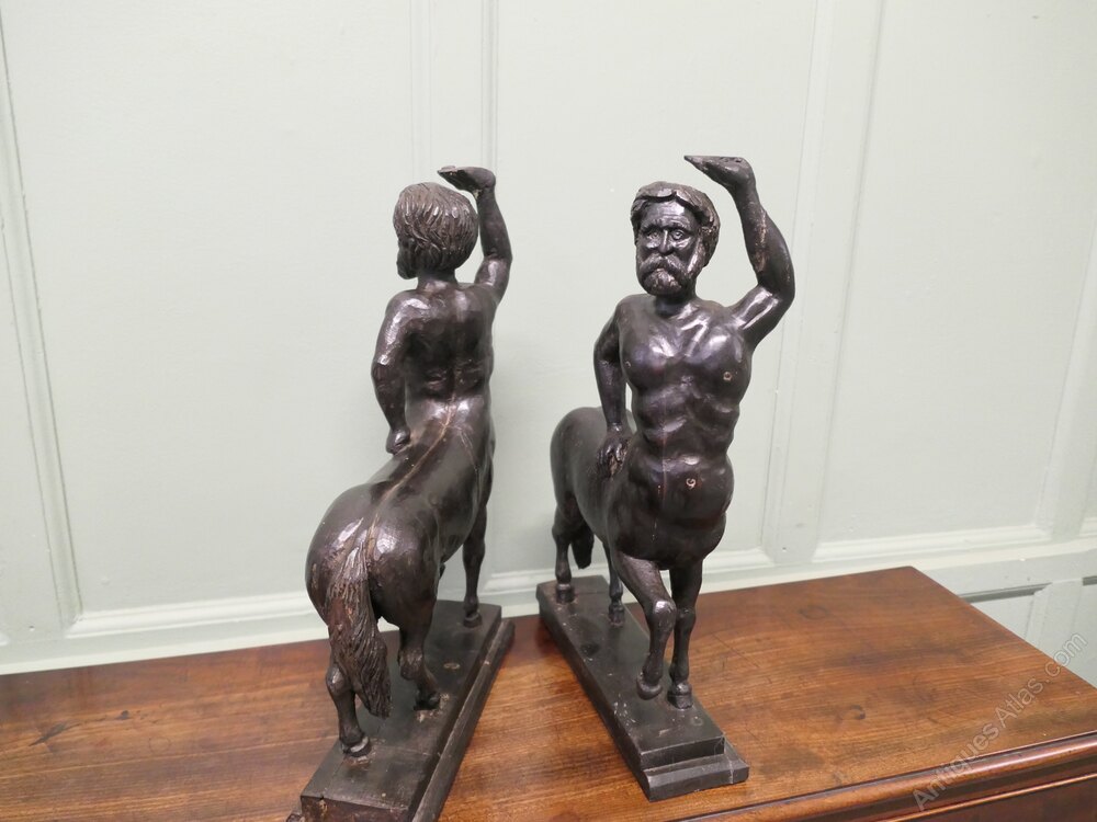 Antiques Atlas - A Pair Of 18th Century Carved Oak Centaurs as284a12459 ...
