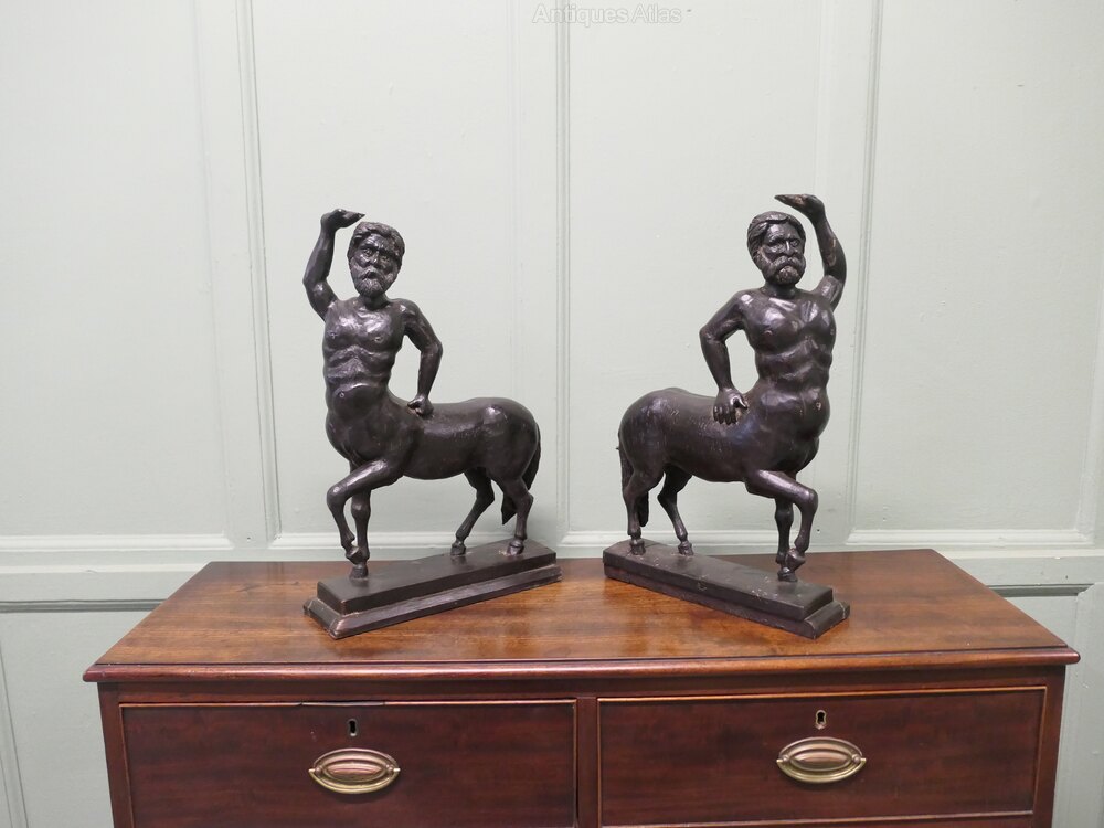 Antiques Atlas - A Pair Of 18th Century Carved Oak Centaurs as284a12459 ...