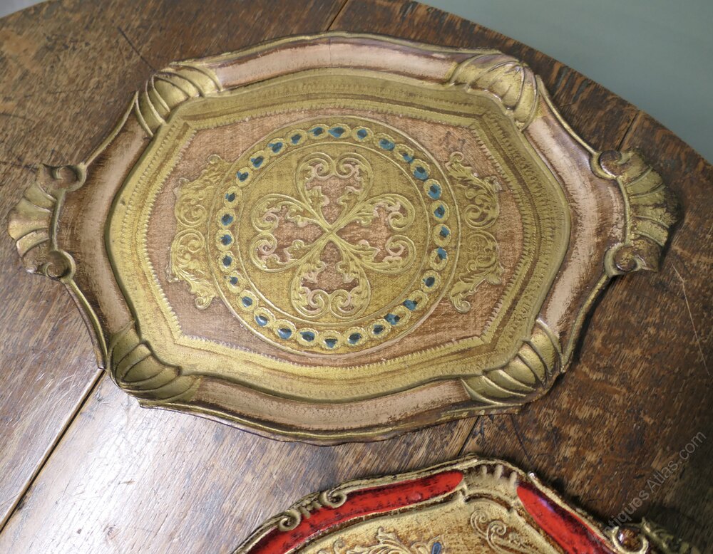Antiques Atlas - Decorative Carved & Gold Painted Italian Sideboard ...