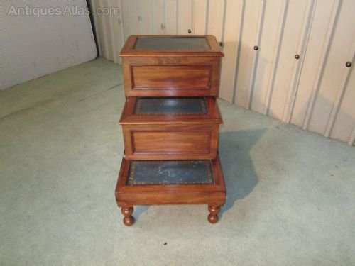 Early Victorian Library Steps - Antiques Atlas